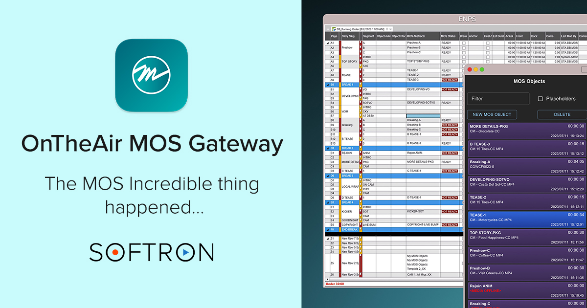 OnTheAir MOS Gateway - Integration with your Newsroom NRCS on the Mac ...